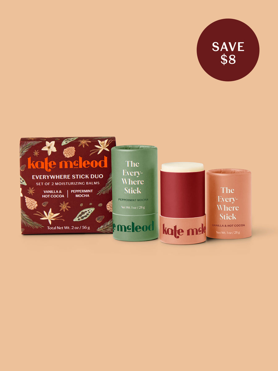 Vanilla & Peppermint Moisturizer Stick Set | Holiday – Kate McLeod