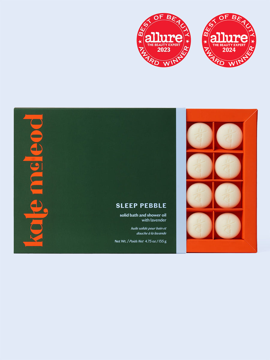 Lavender Bath Oil | The Sleep Pebble | Kate McLeod